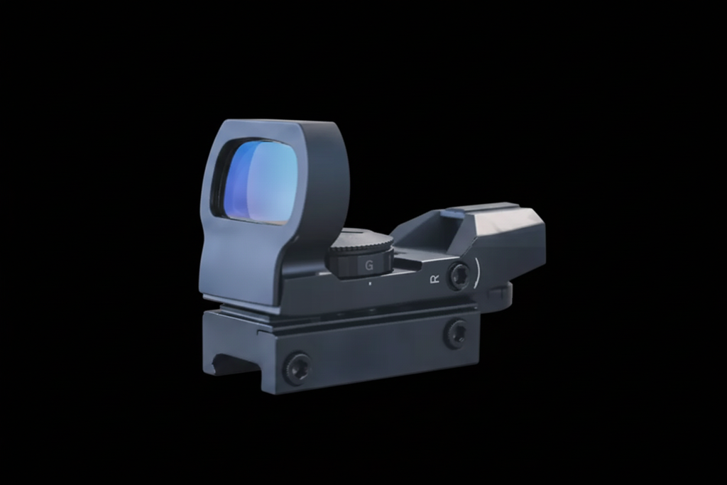 LockTactic 4 Reticle Red Dot Sight - 20mm Mount Tactical Optic